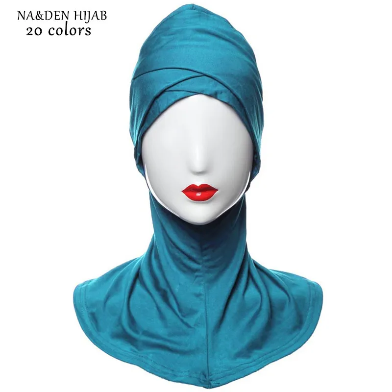 (10pcs/lot) Ninja cap women inner hijabs modal soft cap hijab fashion ...