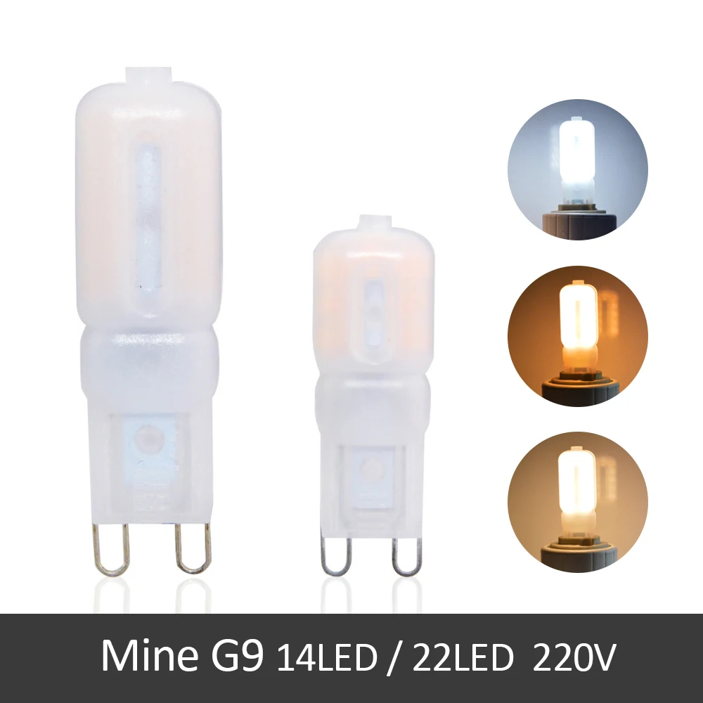 YWXLight Mini LED G9 Lamp LED 220V 14LEDs 22LEDs Lamp LED Bulb SMD 2835 ...