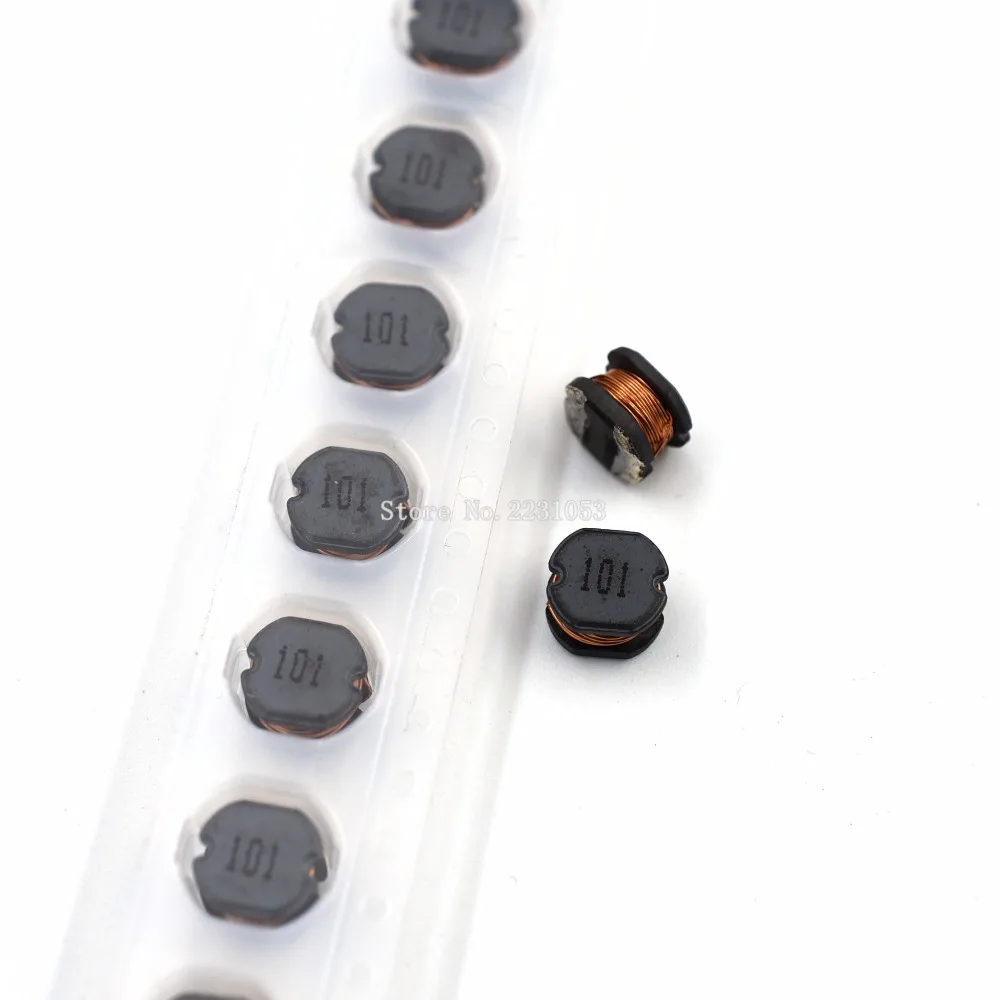 10PCS 100uH 100UH 101 SMD Power Inductor CD75 Inductors 7.8*7*5mm SMD ...