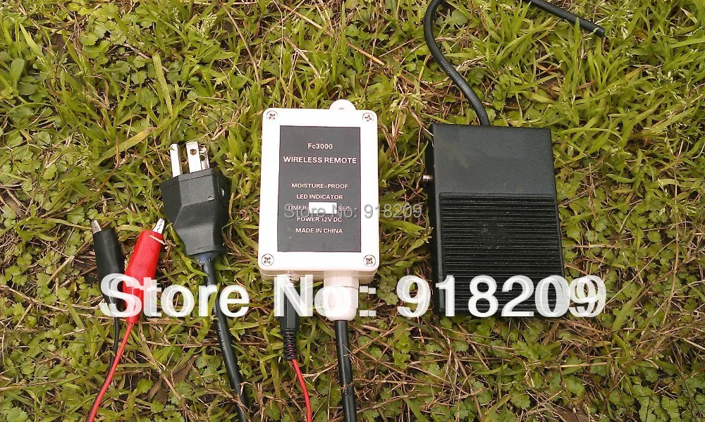Footpedal Wireless Remote for Clay Pigeon Trap, Clay Thrower, to US ...