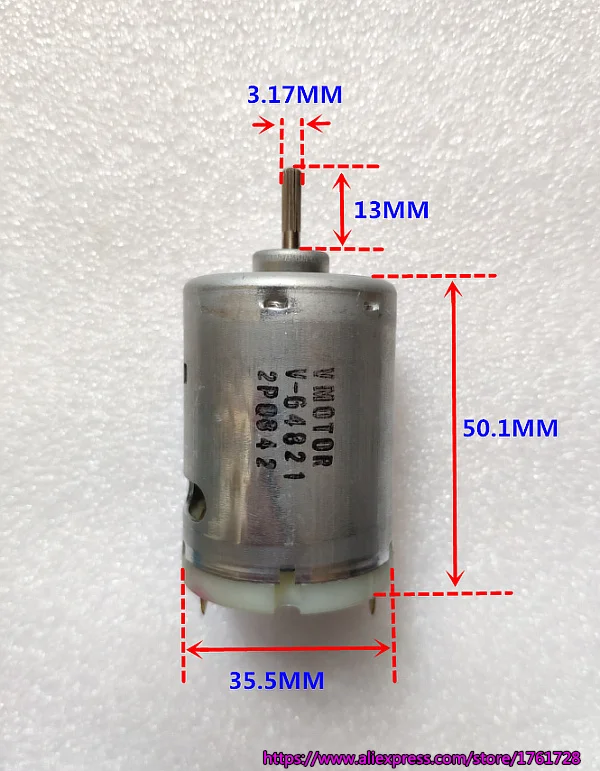 Johnson-540-Motor-DC-para-limpeza-de-p-6V-10000RPM-12V-20000RPM-alta ...