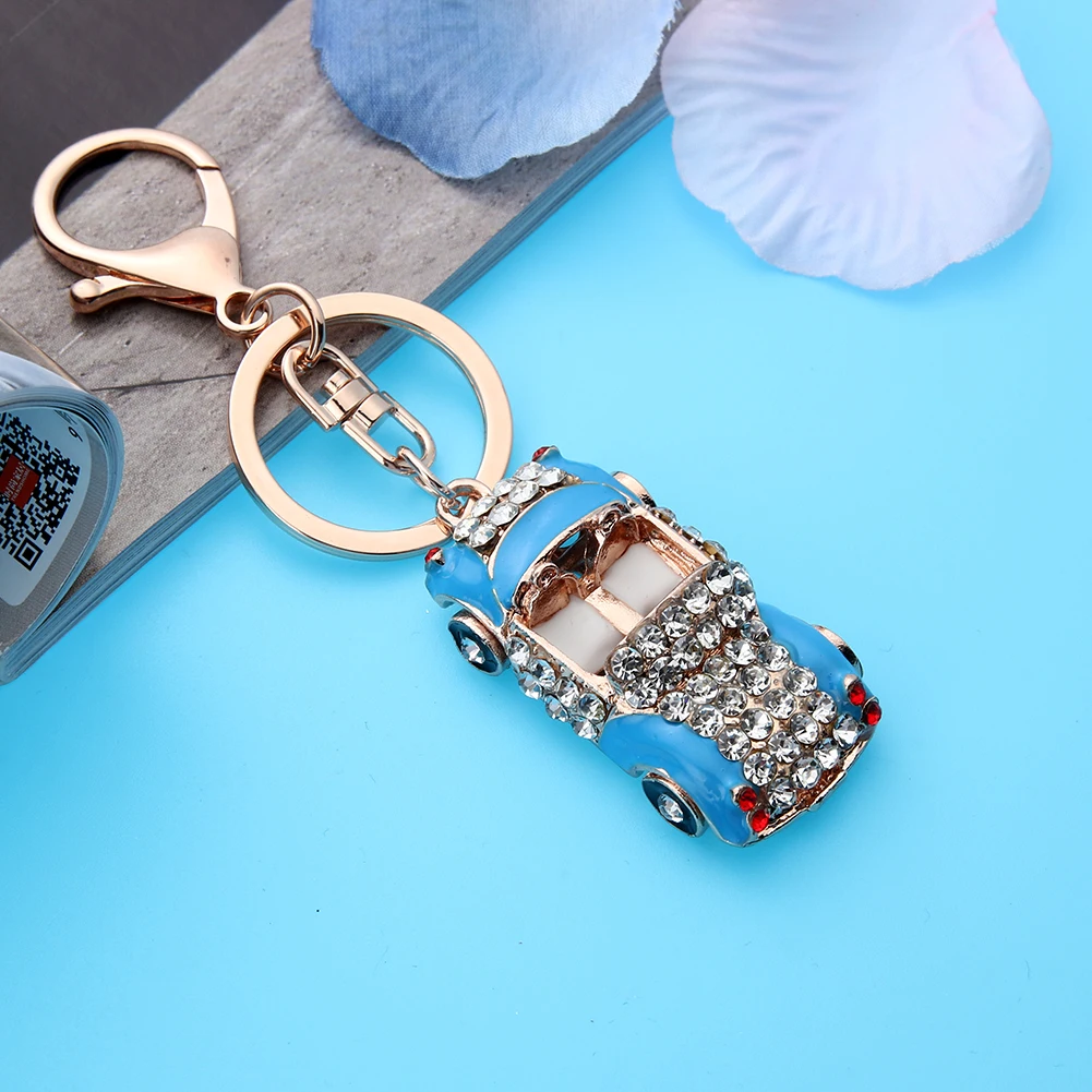 Car Shape 3D Keychains Metal Key Ring Metal Keyholder Car Key Chain ...