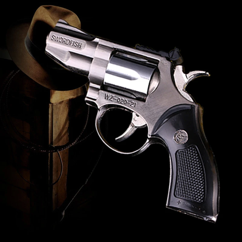 Metal Windproof Cigarette Cigar Lighter With Holster Pistol Gun ...