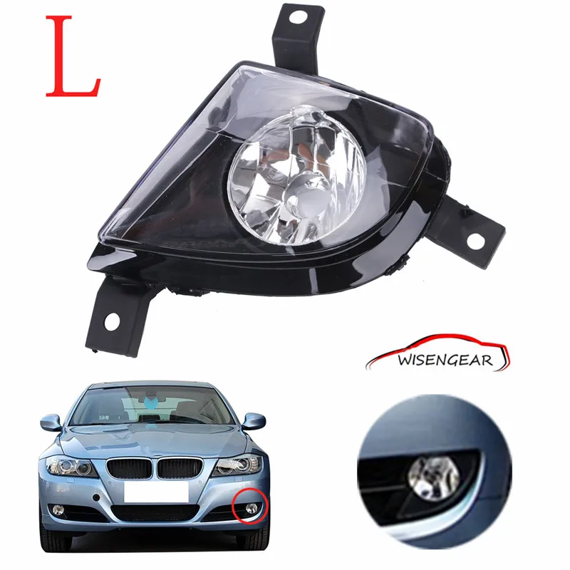 Front Bumper Left Side Clear Glass Lens Fog Lights Driving Lamps For ...