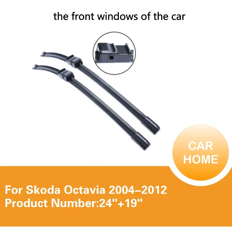 Windscreen Wiper Blades For Skoda Octavia 2004 2012,24''+19'' Set ...