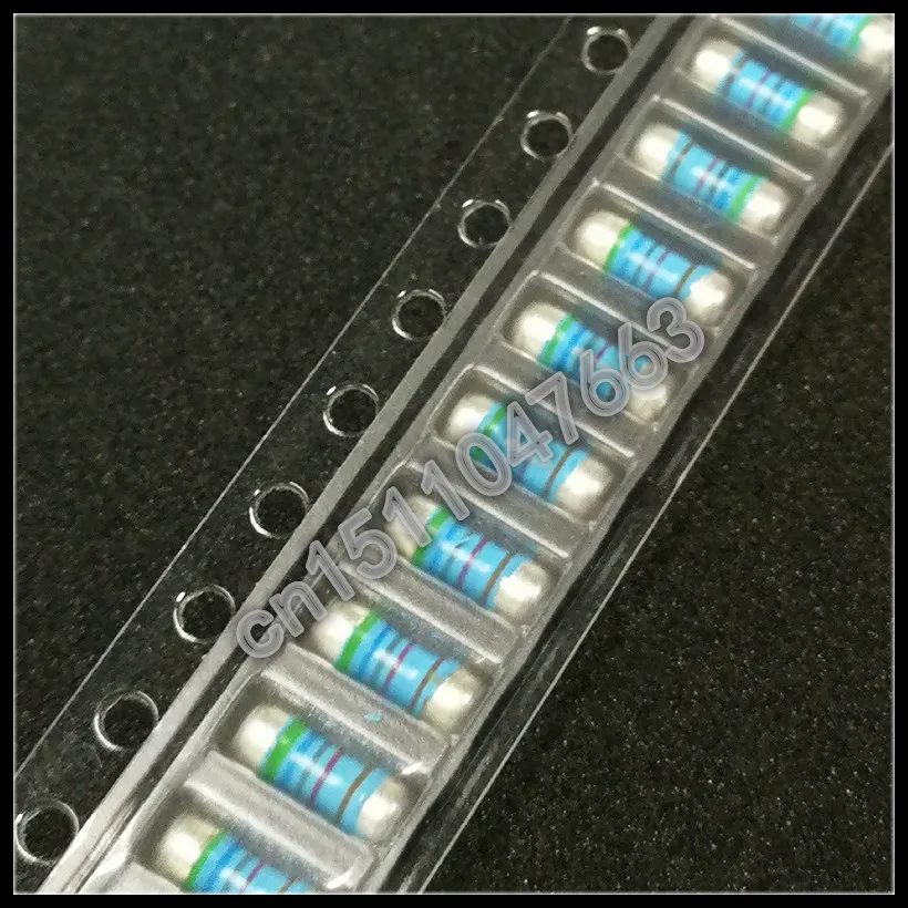 R0207 Patch color ring resistance 0207 8.2R precision cylindrical ...