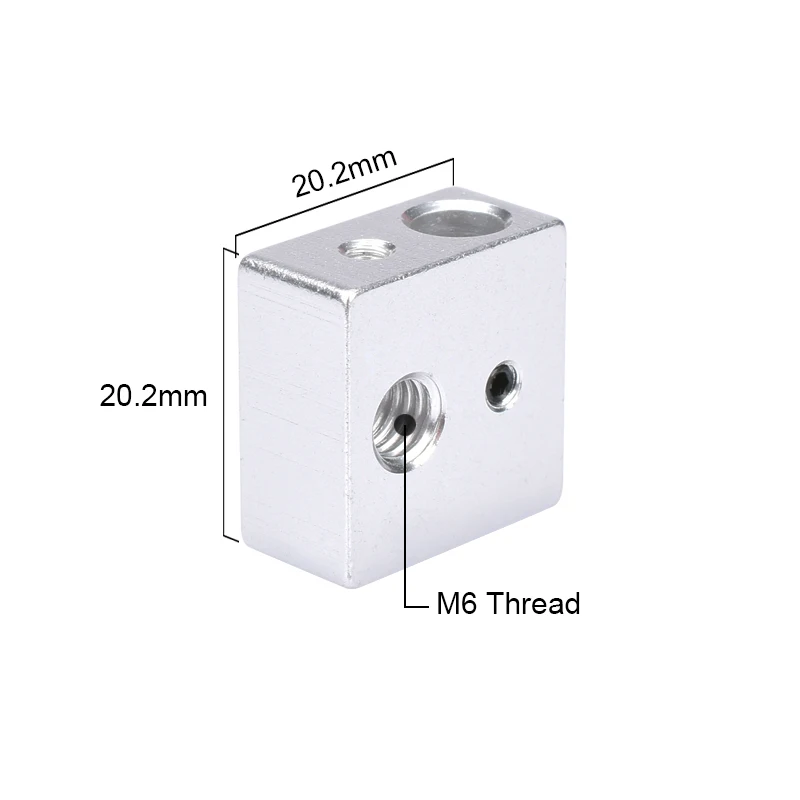 Reprap-MK7-MK8-Block-Aluminium-Block-Heater-Block-For-Print-Head-Hotend ...