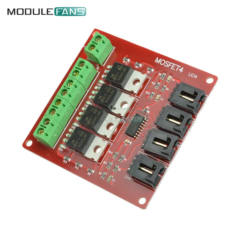 Купить четыре канала 4-канальный путь маршрут на MOSFET кнопка irf540 ...