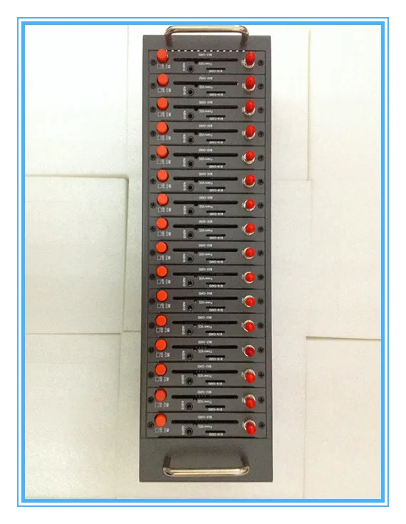 2015 New arrival 16 ports bulk sms gsm modem pool with Q2303 wavecom ...