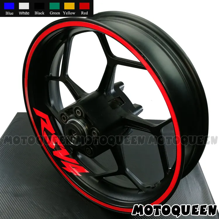 16 PCS 8 X Custom Iner Rims Decals Motorcycle Wheels Reflective ...