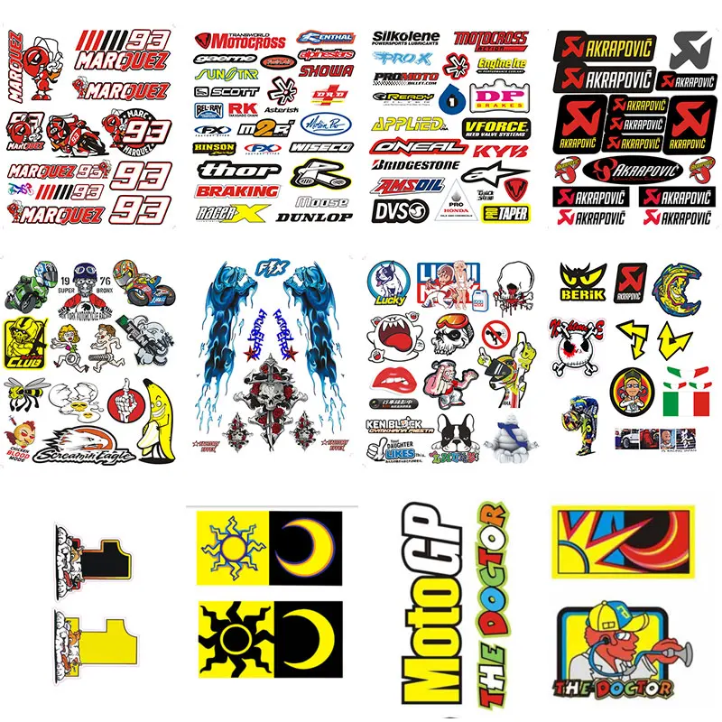 Stemmi auto VMAX V-MAX Adesivo/adesivi casco riflettente colore t1 ...