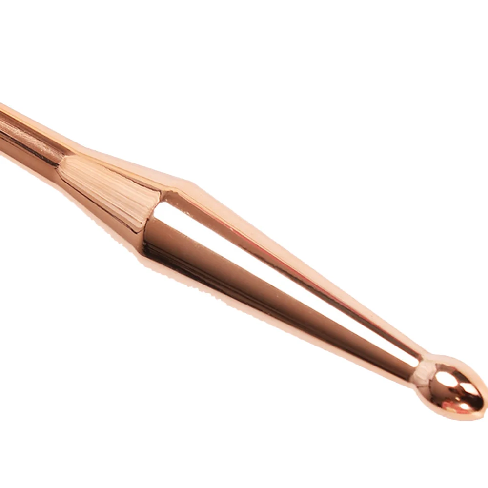 Золотая косметическая кисть для основы под макияж, крем-пудры Румяна ...