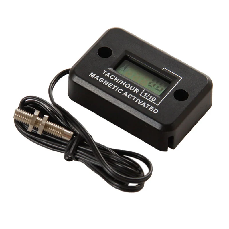 Waterproof Digital Diesel Gas Engine Hour Meter Tachometer for ...