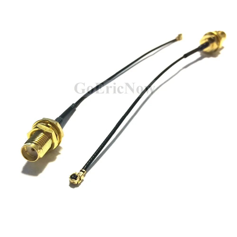 1 piezas U.FL IPX IPEX UFL a SMA hembra antena macho WiFi Pigtail 1,13 ...