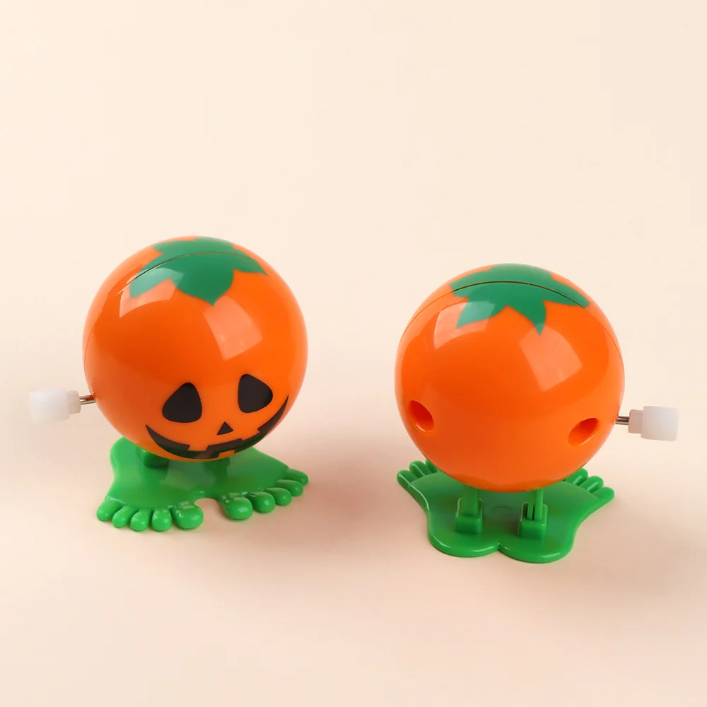 1 PC Hot Selling Lovely Plastic Mini Jumping Pumpkin Shape Clockwork ...