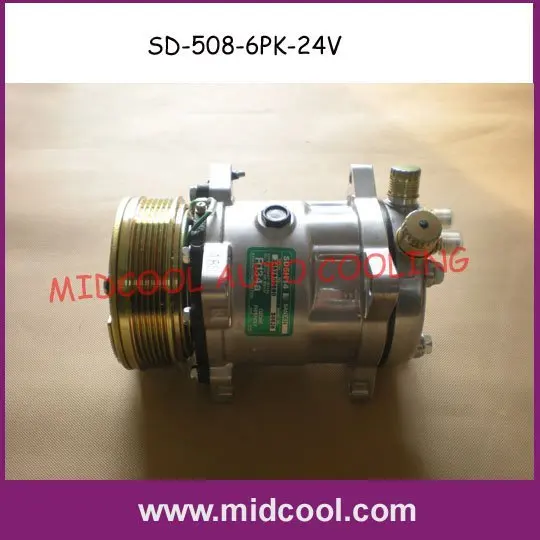 Auto ac compressor universal SD508 compressor (24V 6PK) with good price ...