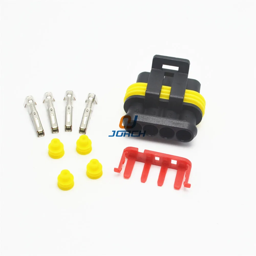 4 Pin Way Electrical Connector Plug Waterproof | Electrical Wire ...