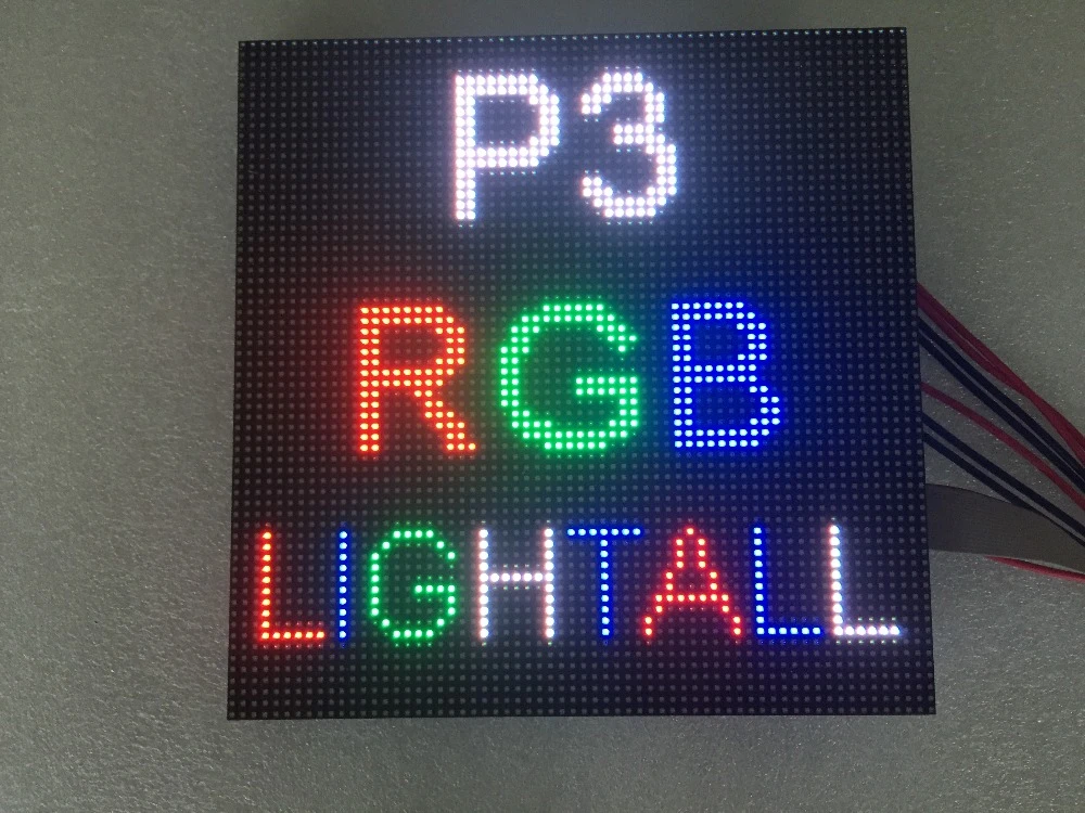 64x64 Indoor Rgb Hd P3 Indoor Led Module Video Wall High Quality P2.5 ...