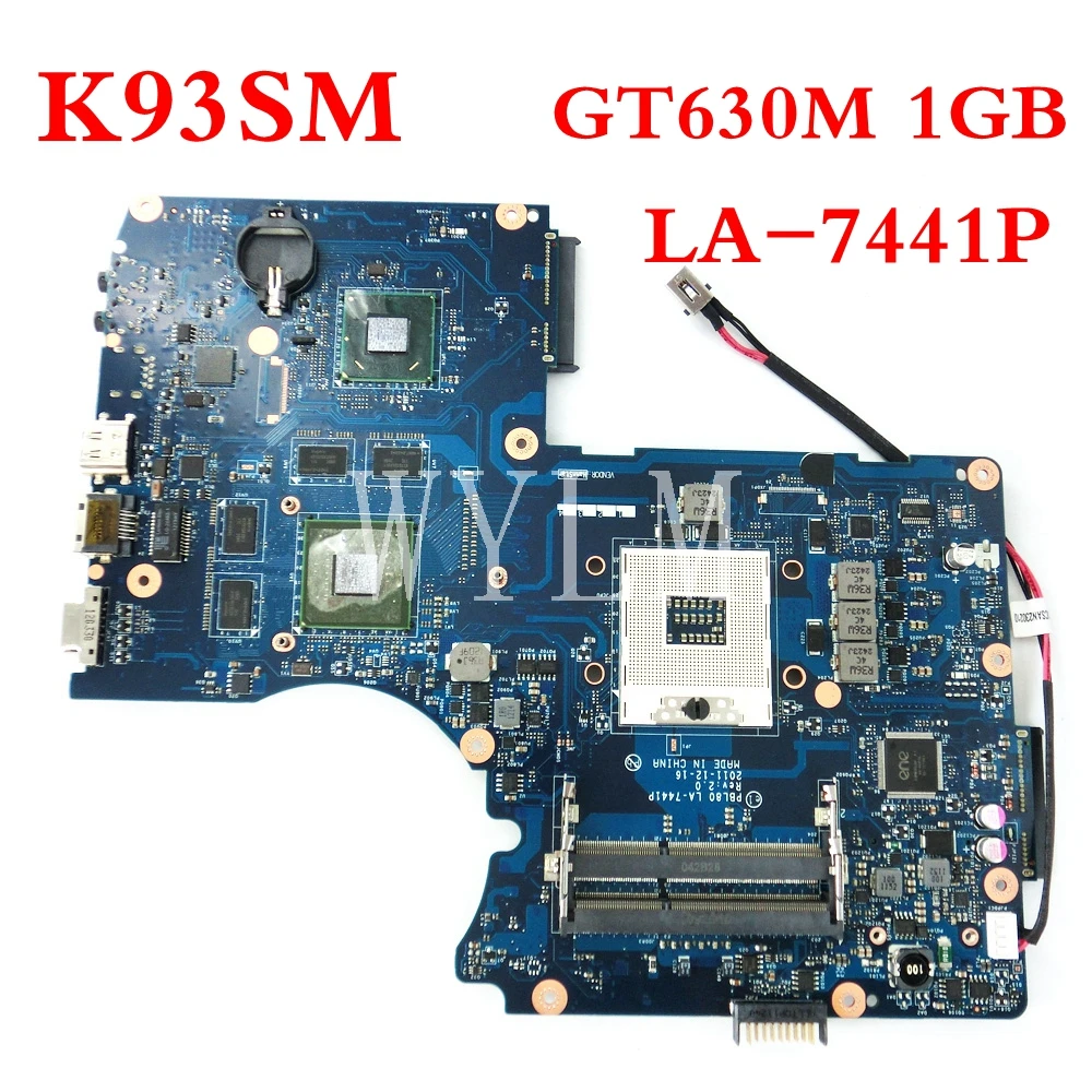 K93SM GT630M 1 GB USB3.0 메인 REV2.0 Asus LA 7441P K93SM X93S X93SM K93SV ...