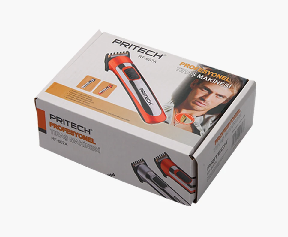 PRITECH Portable Electric Hair Clipper Professional Mini Hair Trimmer ...