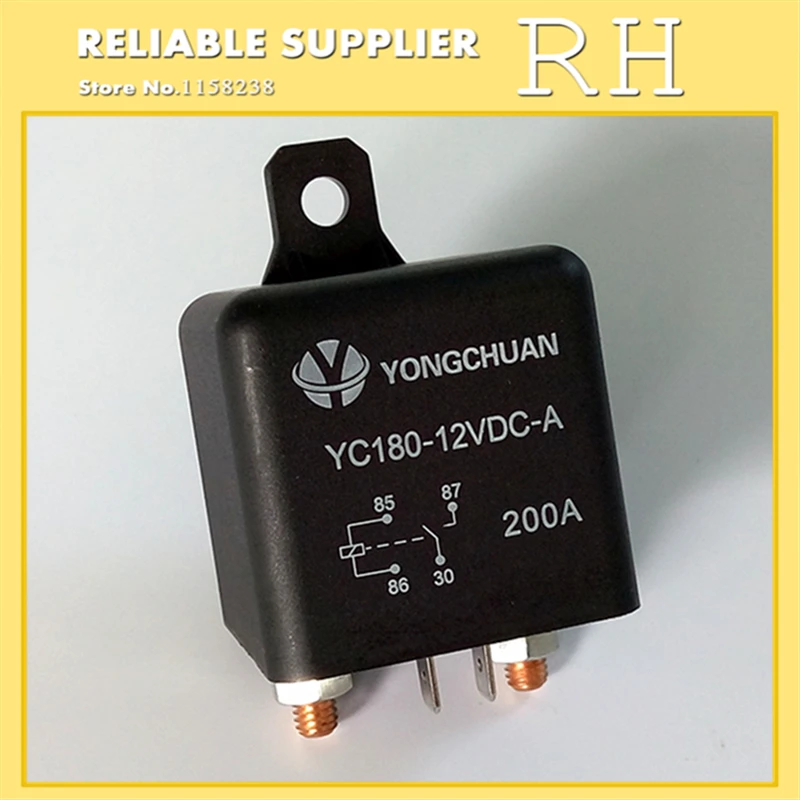 Start Relay Automotive Relays 200a 120a 12v24v Dc Contactor 2.4w ...