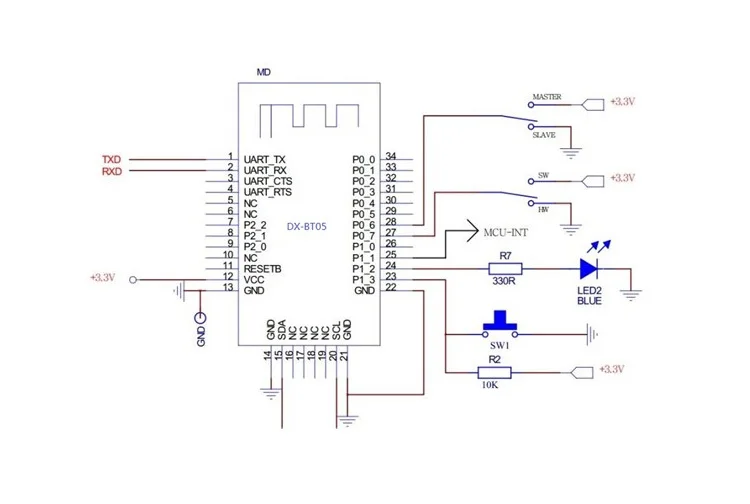 Monday Kids BT05 4.0 Bluetooth Module Serial Port BLE Data Transmission ...
