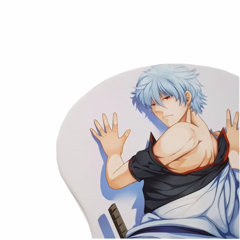"GINTAMA" Sakata Gintoki Anime 3D Mouse Pad Soft Bottom Hip with Wrist ...