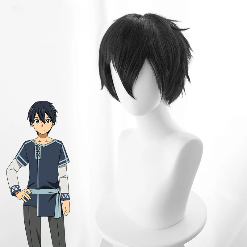 Anime Alicization Kirito Short Cosplay Wig - AllCosplay.com