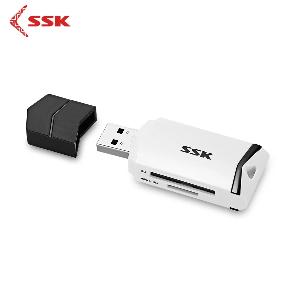 Original SSK SCRM601 Mini Portable Smart Card Reader High Speed 5 Gbps ...