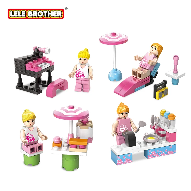 LELE BROTHER Friends Series Fashion Girls Building Blocks Girls ...