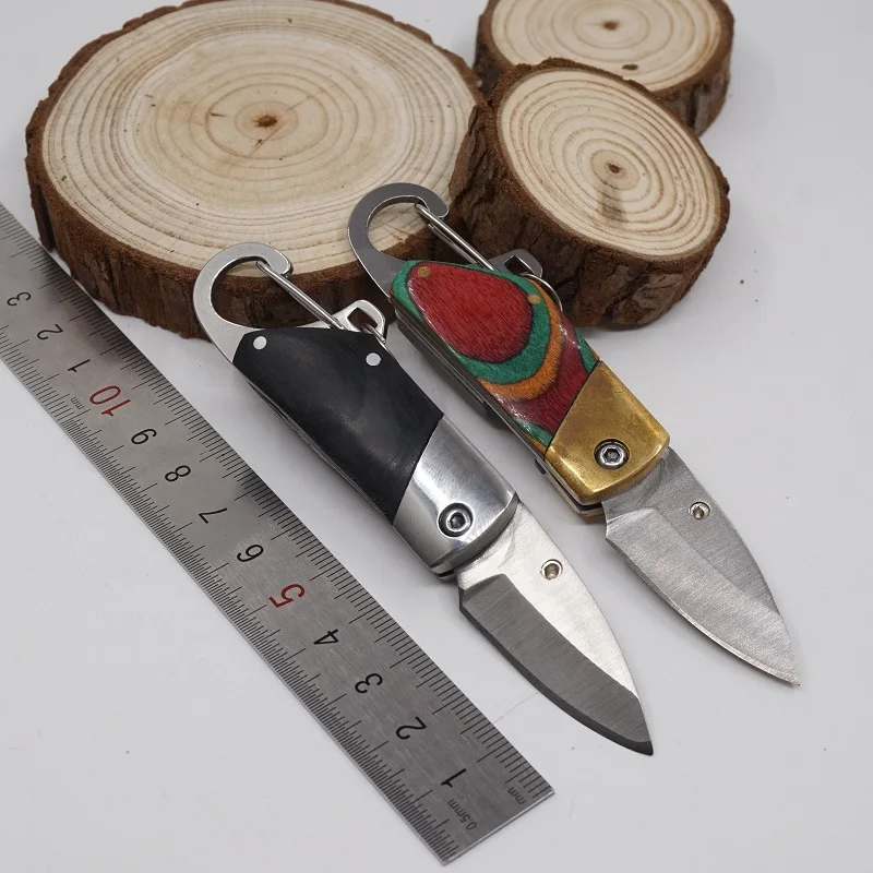 Key Chain Pocket Knife Keychain Camping Keyring Tactical Survival ...