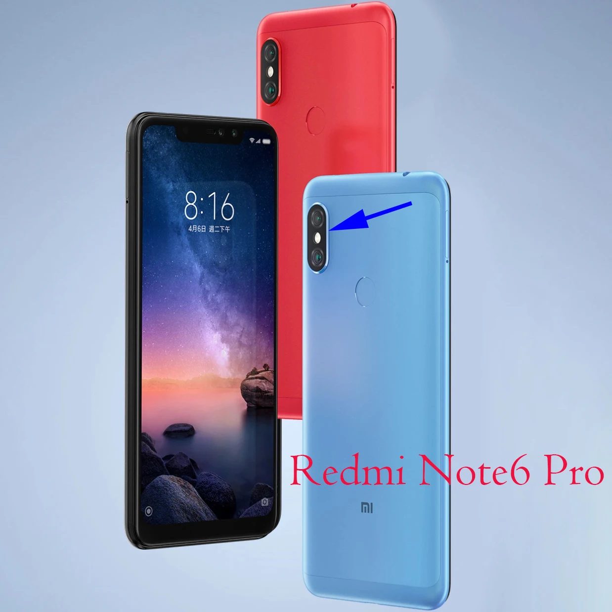 Задняя камера со стеклянным объективом для Xiao mi Red mi 5 6 6A plus pro/S2/Y2/Note 4 5 6/mi A1 ...