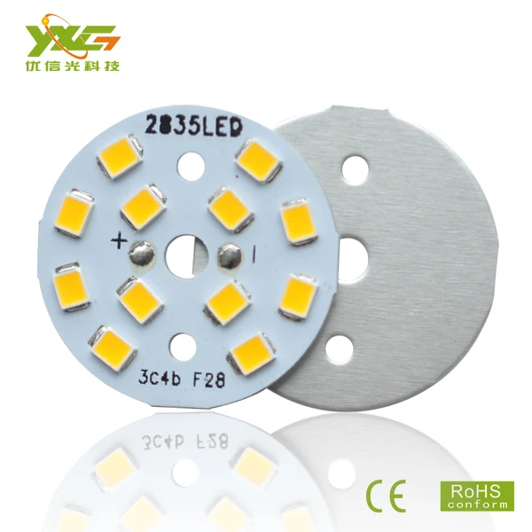 Good-quality-3C4B-3w-smd-2835-9v-240mA-silver-round-led-module-warm ...