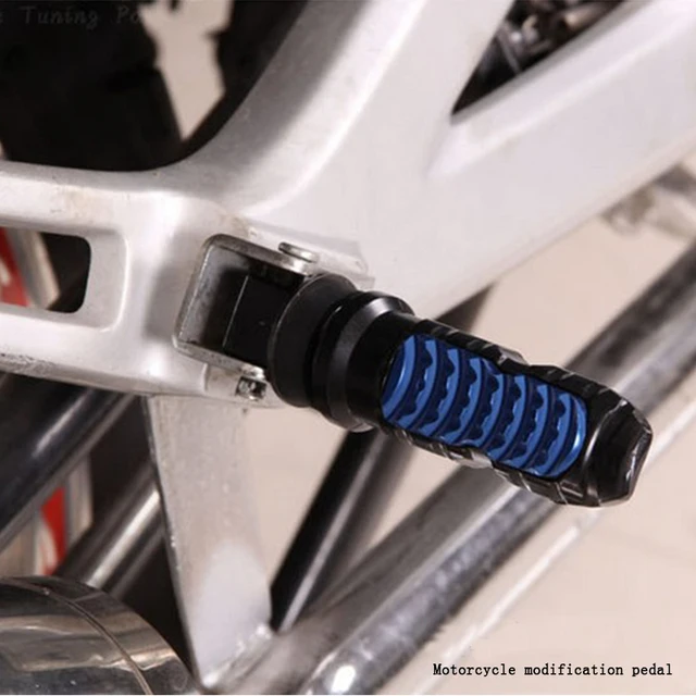 NEW Universal Motorcycle Foot Rest Scooter Foot Peg Motorbike Pedal ...