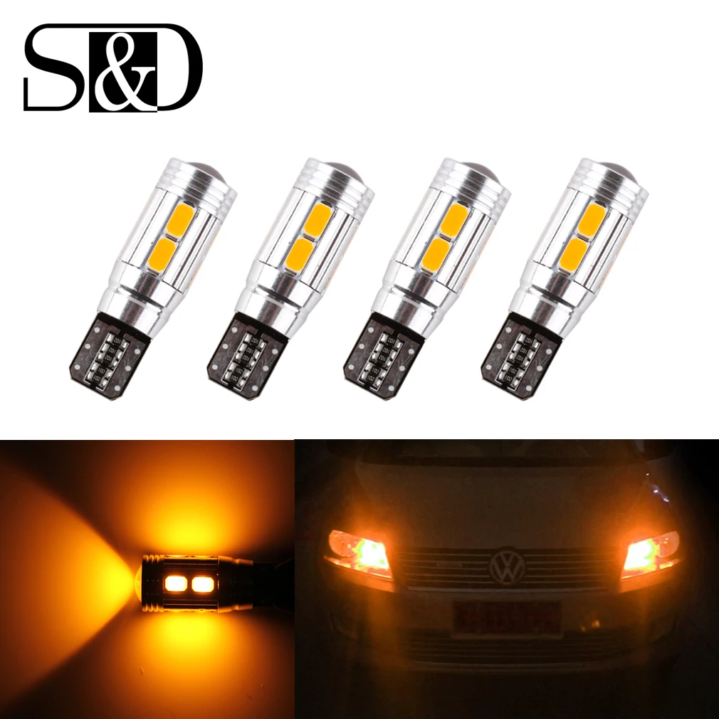 Aliexpress.com : Buy T10 W5W LED Bulbs 10SMD CANBUS OBC Error Free LED ...