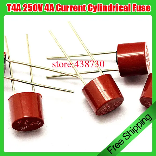 T4A 250V 4A 전류 원통형 퓨즈, T4A LCD, 일반적으로 사용되는 퓨즈, 10 개|cylindrical fuses ...
