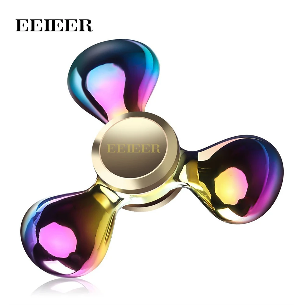 EEIEER New Version Fidget Spinner Toy Durable Stainless Steel Bearing ...