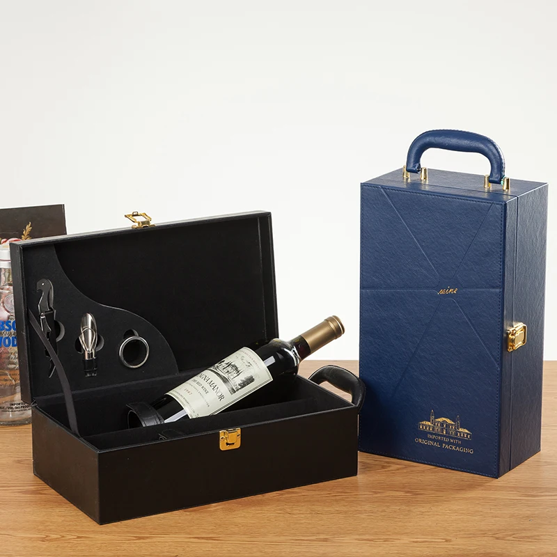 Wine Accessories Box Leather | Leather Cocktail Set | Bar Accessories ...
