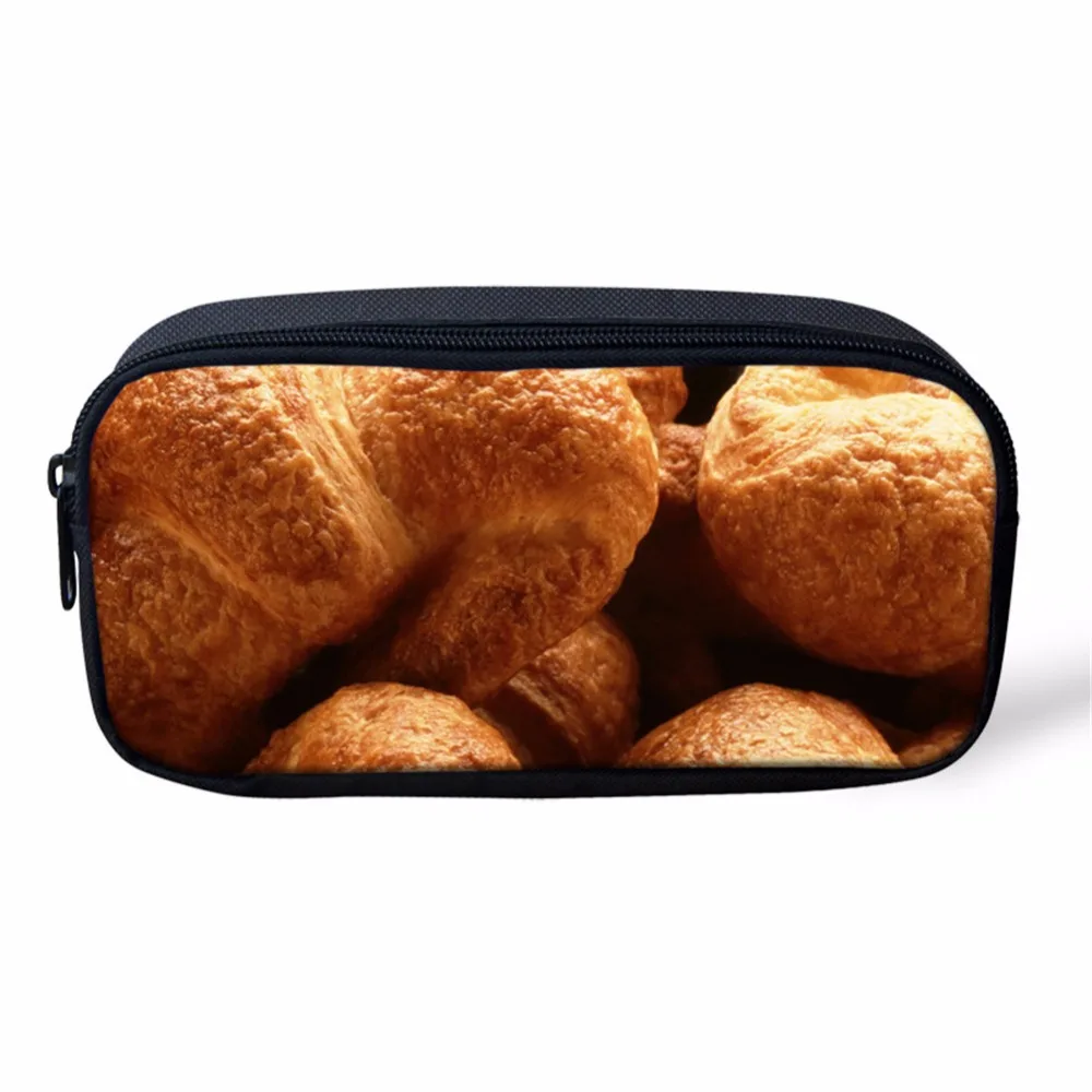 Noisydesigns Pencil Case For Women Fashion Delicious Food 3D Printing ...