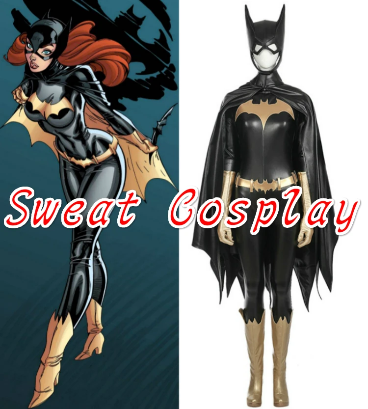 2017 Alta Qualidade Nova Chegada Conjunto Completo Traje Batgirl Adulto