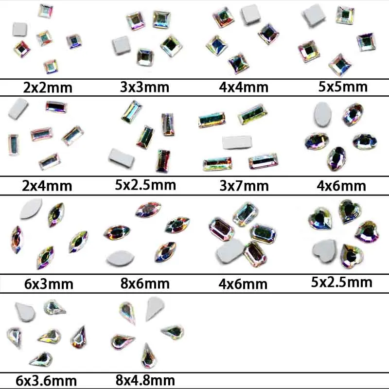 Rhinestone shapes names - lilysms