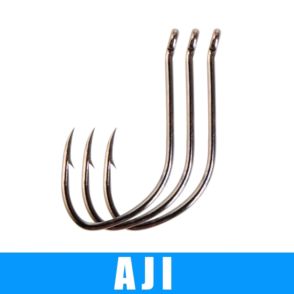 1-3packs-21-30pcs-AJI-High-Carbon-Steel-Fishing-Hook-Set-Catfish-Ringed ...
