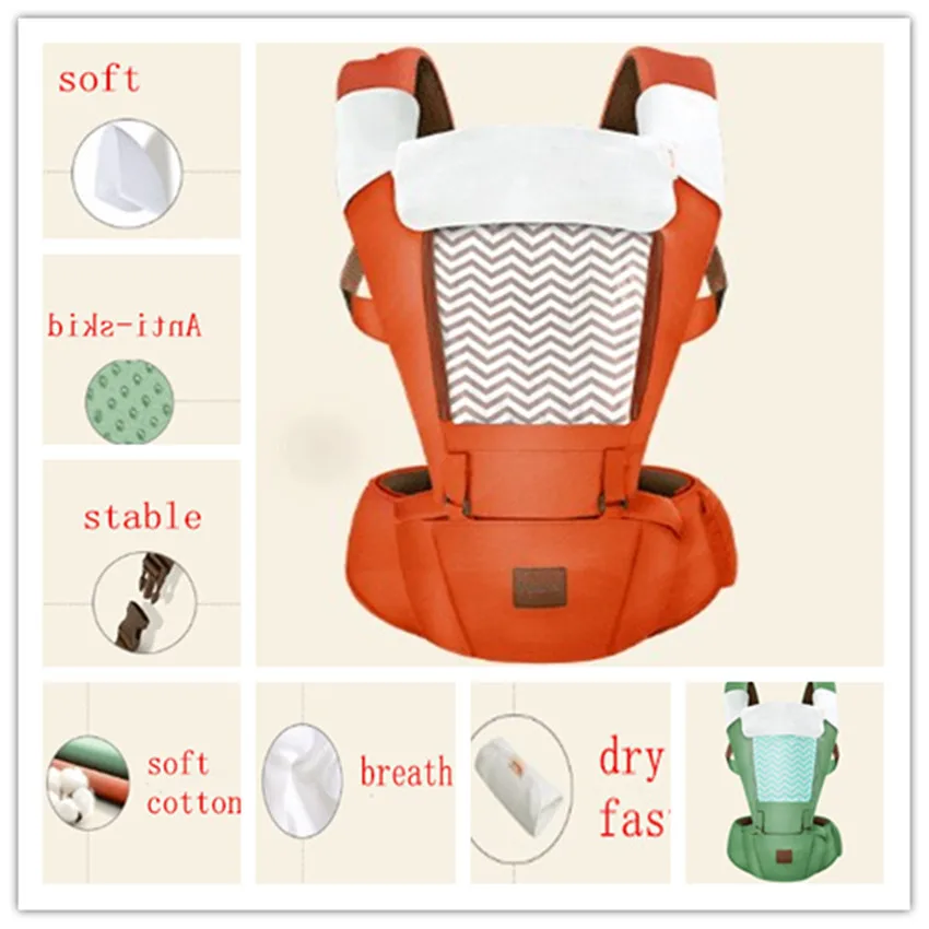 Pouch multi function waist stool straps baby hugs benches babies four ...