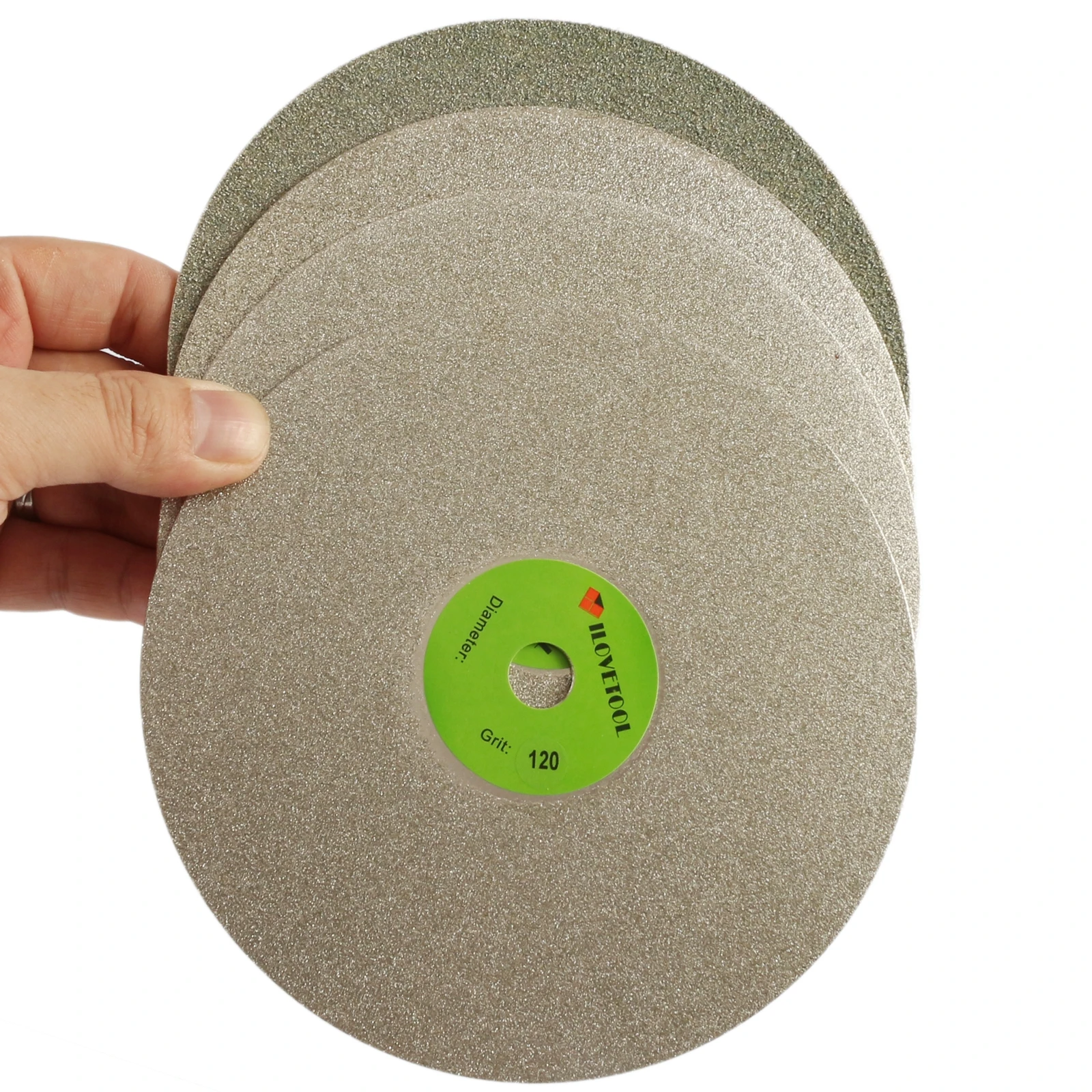 12" inch Diamond coated Flat Lap Disk Grinding Polishing wheel Grit 60 ...