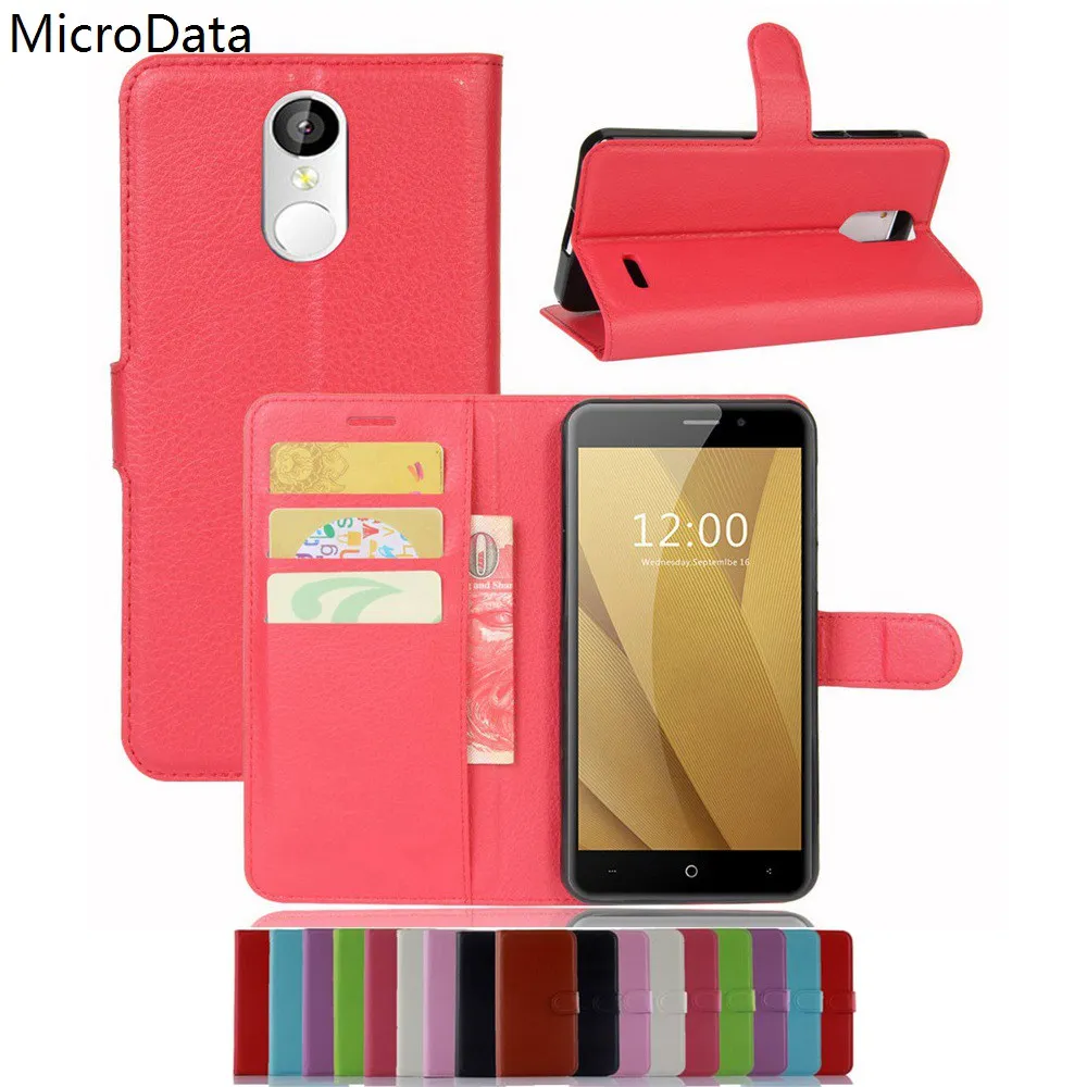 MicroData Luxury PU Leather Flip Case For Leagoo M5 Plus M5Plus 5.5 ...