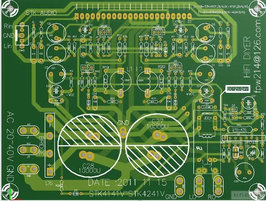 Stk4191-4192 Series General Amplifier Board Pcb/product - Integrated ...