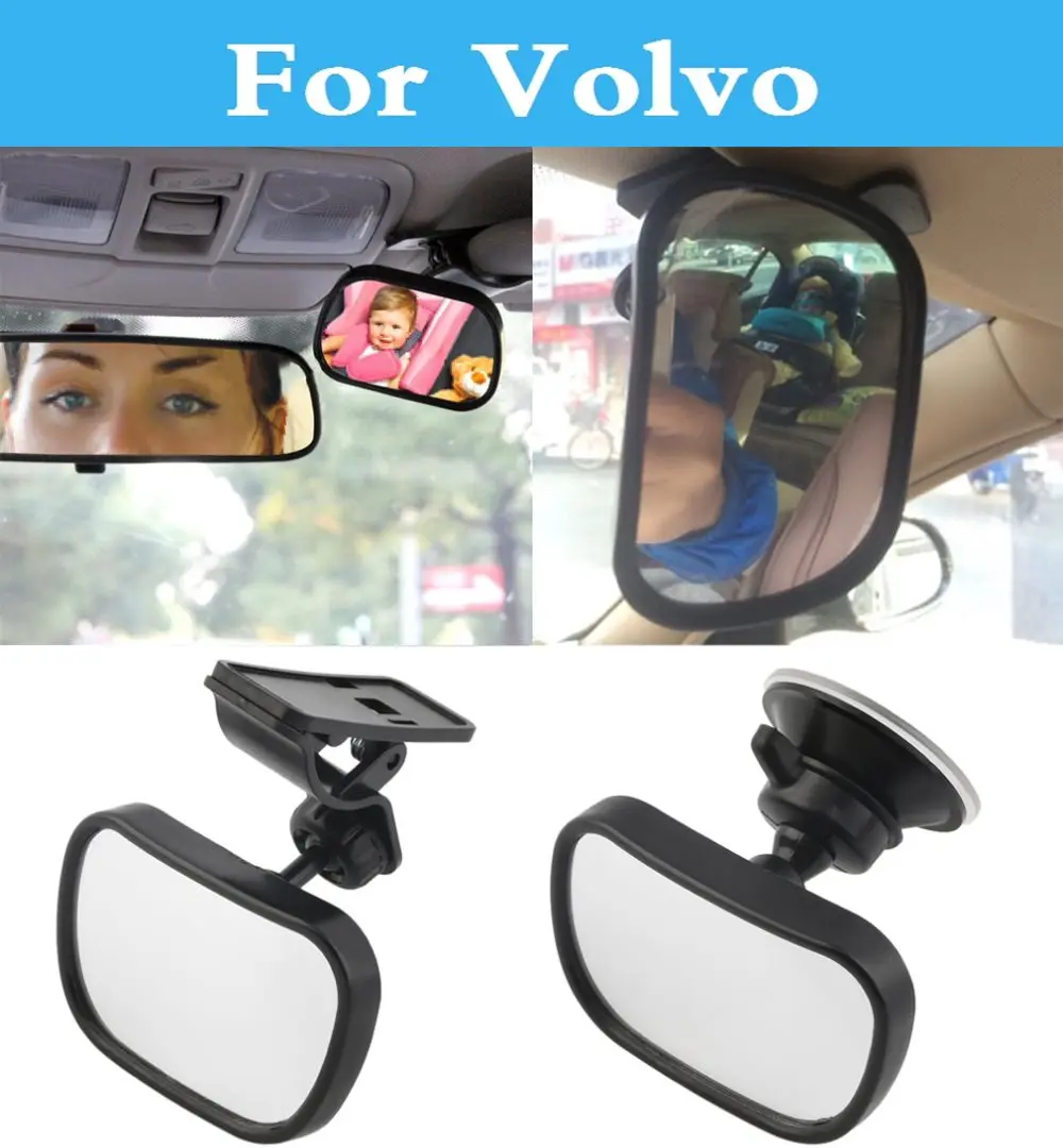 Car Rear Seat View Mirror Safety With Clip and Sucker For Volvo C30 C70 ...