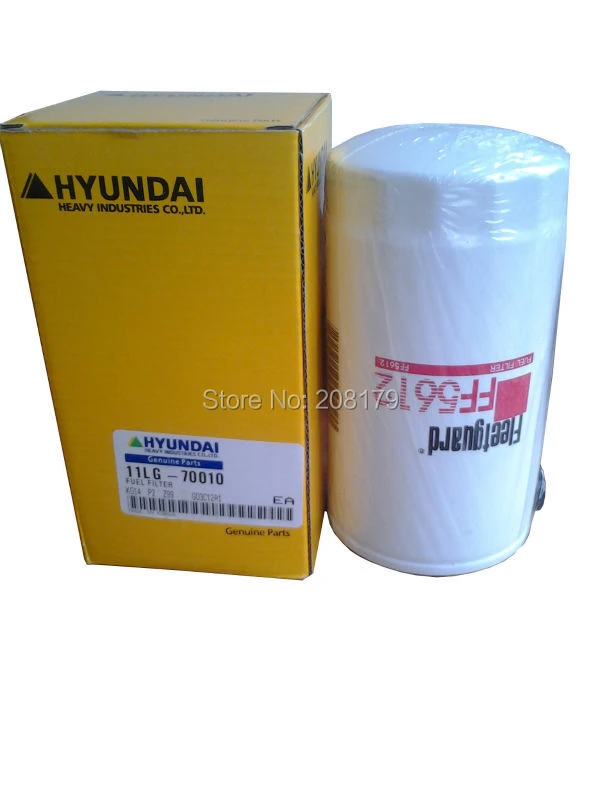 FREE SHIPPING HUYNDAI FUEL FILTER , SPIN ON 11LG 70010 FF5612 R215 9 ...