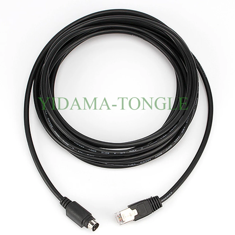 8Pin din to RJ45 RS232 Camera Control Cable for for Sony VISCA Daisy ...