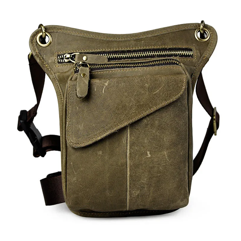 Leather Leg Bag - CAFE RACER GARAGE - Your Vision, Our Parts!